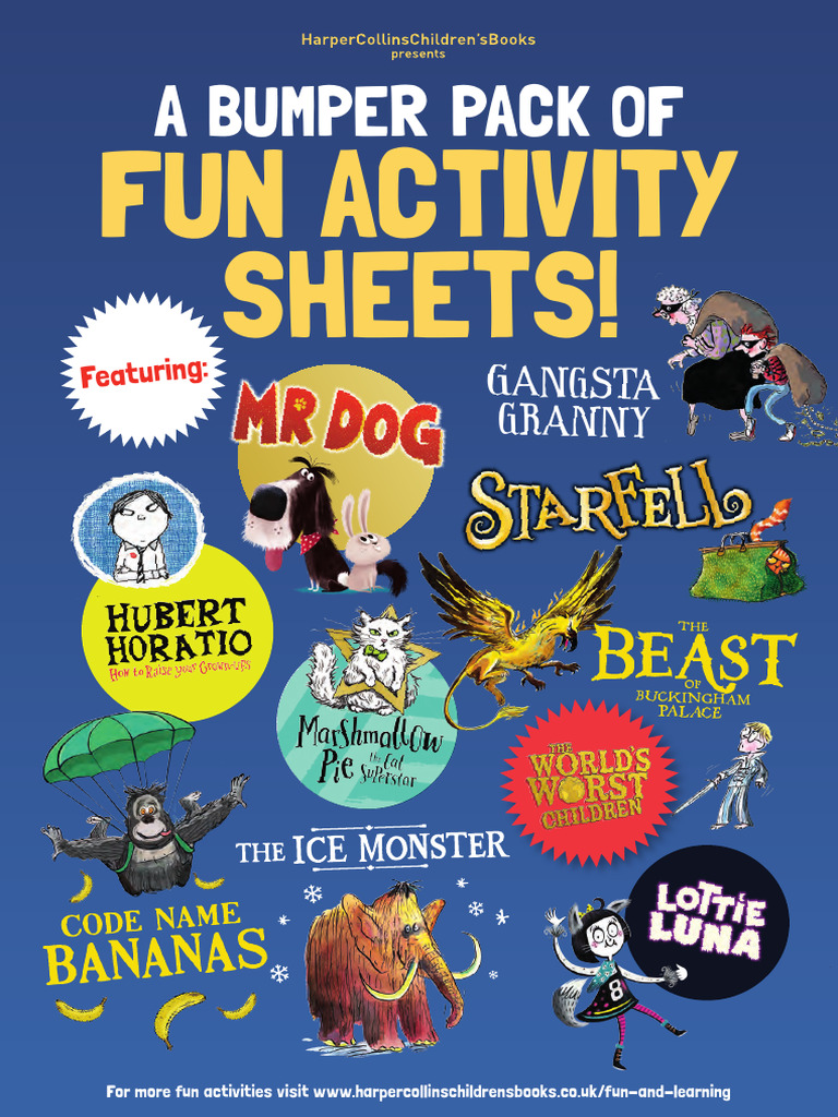 Fun Activity Sheets for Kids | PDF | Butter | Baking Powder