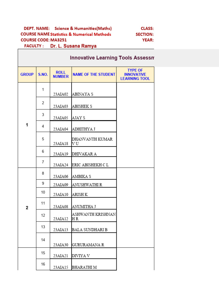 Assignment 1 - MA3251-Innovative Learning Tools Assessment - AY 23-24 ...
