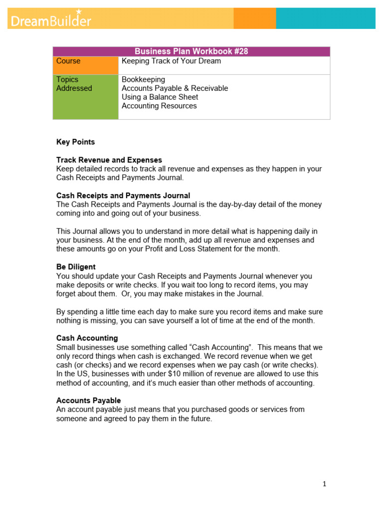 Business Plan Worksheet | PDF | Balance Sheet | Accounts Payable