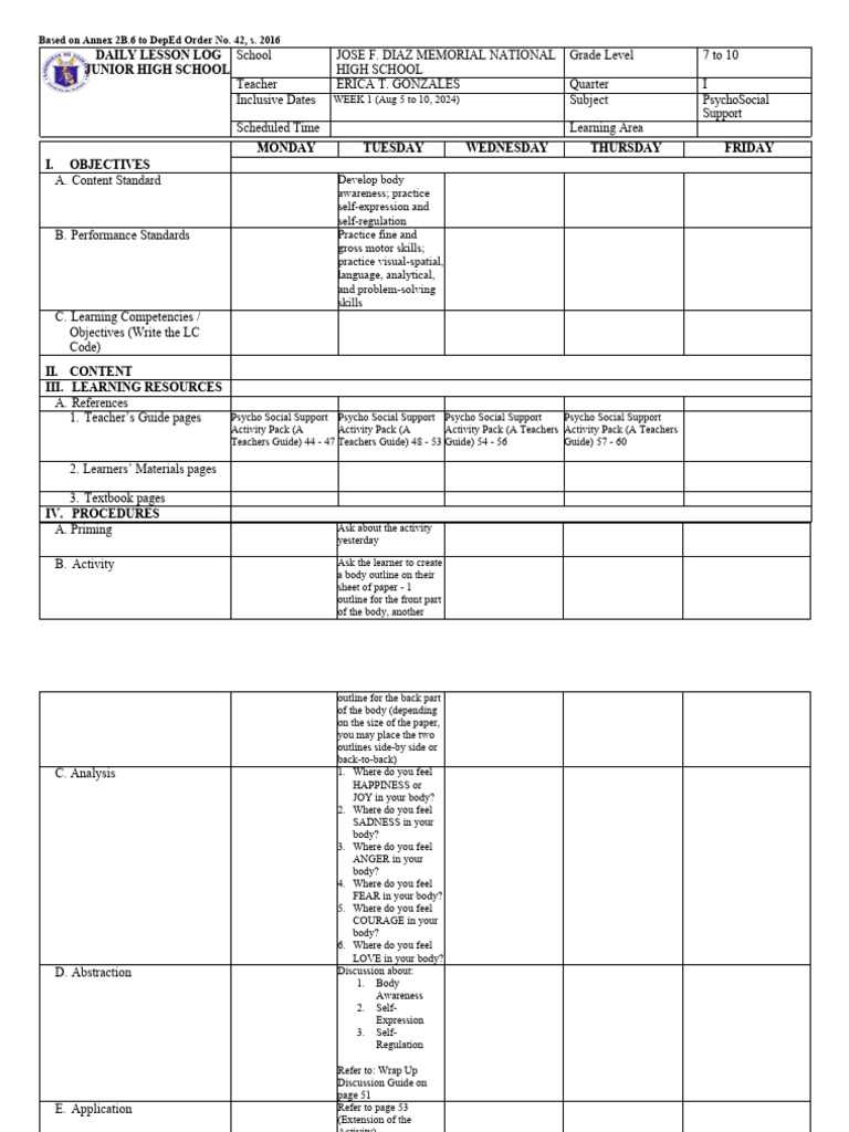 DLL Mental-Health | PDF | Cognition | Behavior Modification