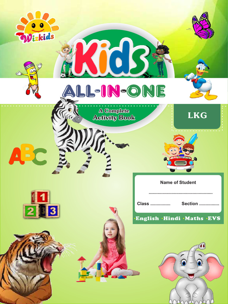 LKG All-In-One Activity Book PDF | PDF