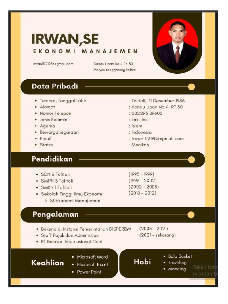 Data Lamaran | PDF