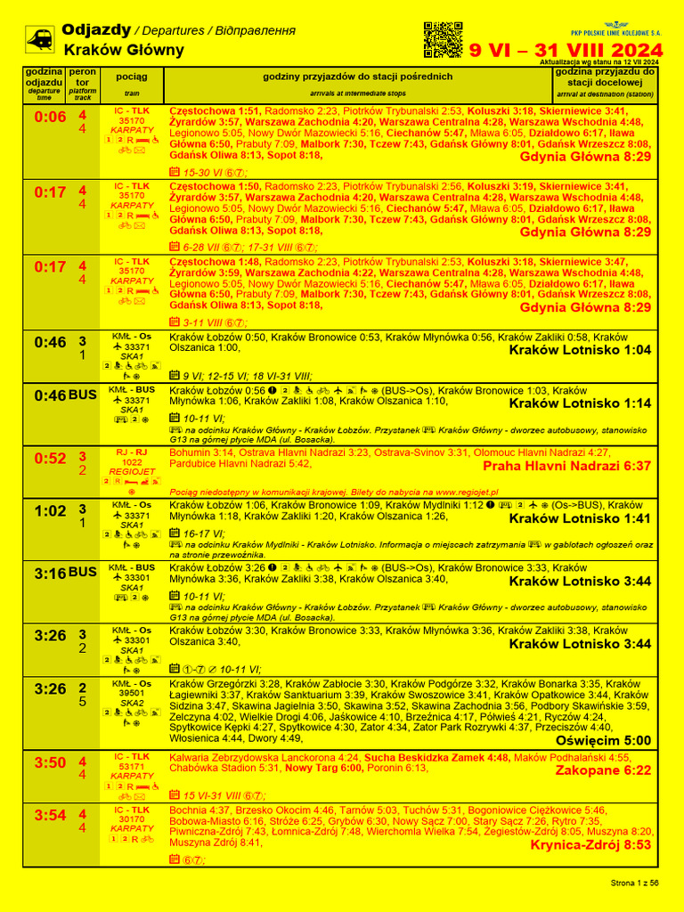 Plakat_2024_KRAKOW_GLOWNY_Odjazdy_Wazny_20240609-20240831_PL_202407151941 | PDF