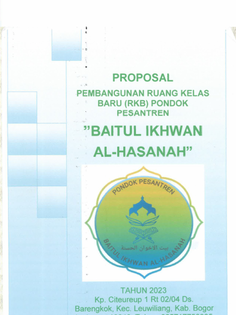 Pondok Pesantren Baitul Ikhwan Al-Hasanah | PDF