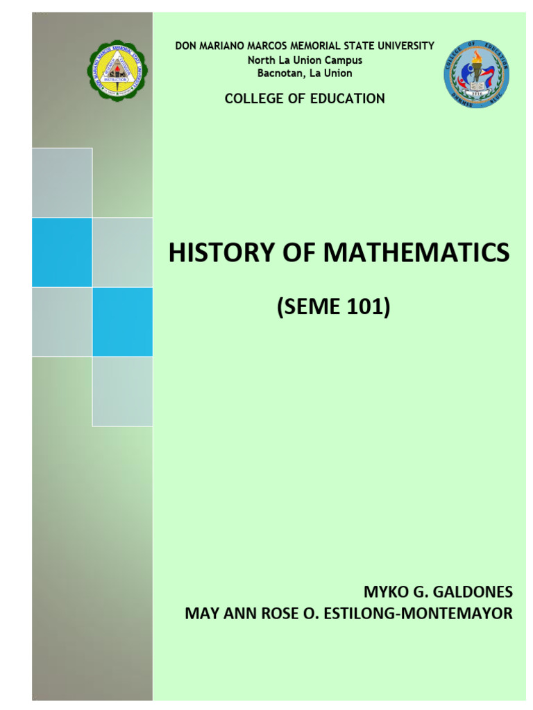 SEME 101 History of Mathematics | PDF | Pythagoras | Triangle