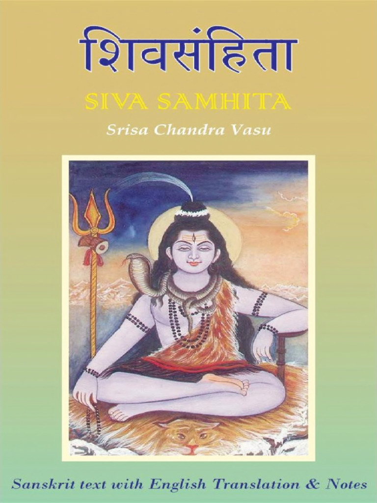 The Siva Samhita - Text | PDF | Religious Belief And Doctrine