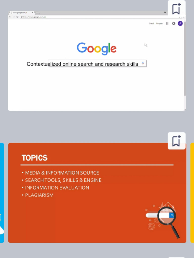 Contextualized Online Search and Research Skills | PDF