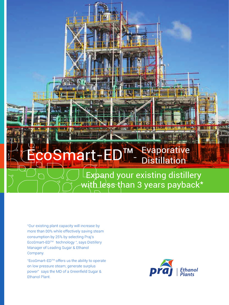 Technology Ecosmart ED Evaporative Distillation | PDF | Ethanol ...