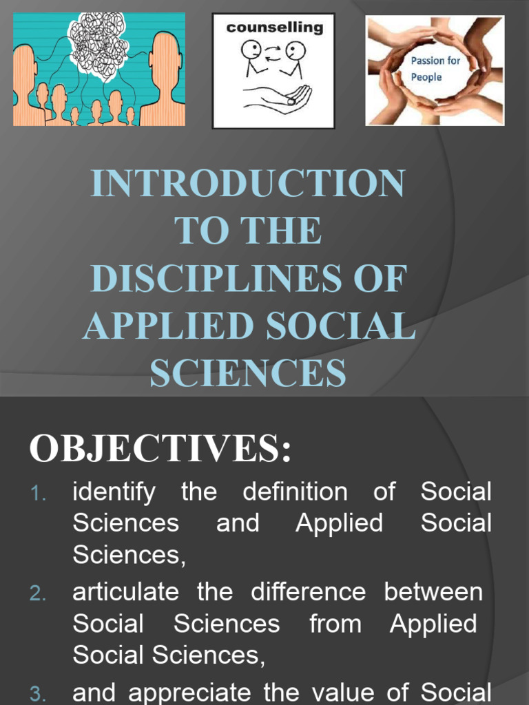 Week 1 Introduction Relationship Between Social Science and Applied Autosaved | PDF | Social ...