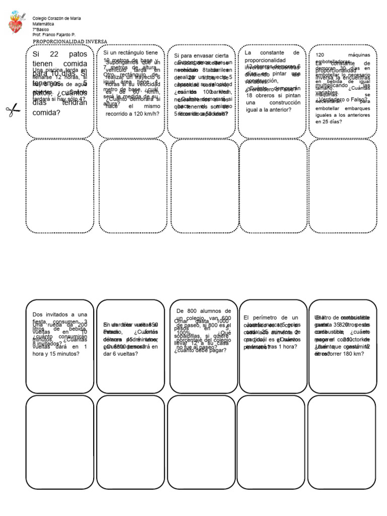 Tarjetas Sin Respuesta | PDF