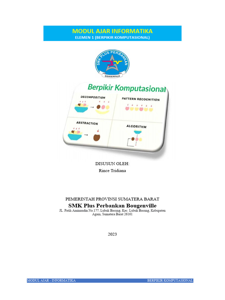 Modul Informatika Elemen 1 | PDF