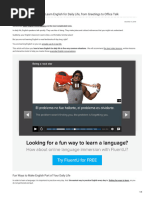 ESL Fast - Activities For English Language Learners | PDF | English As ...