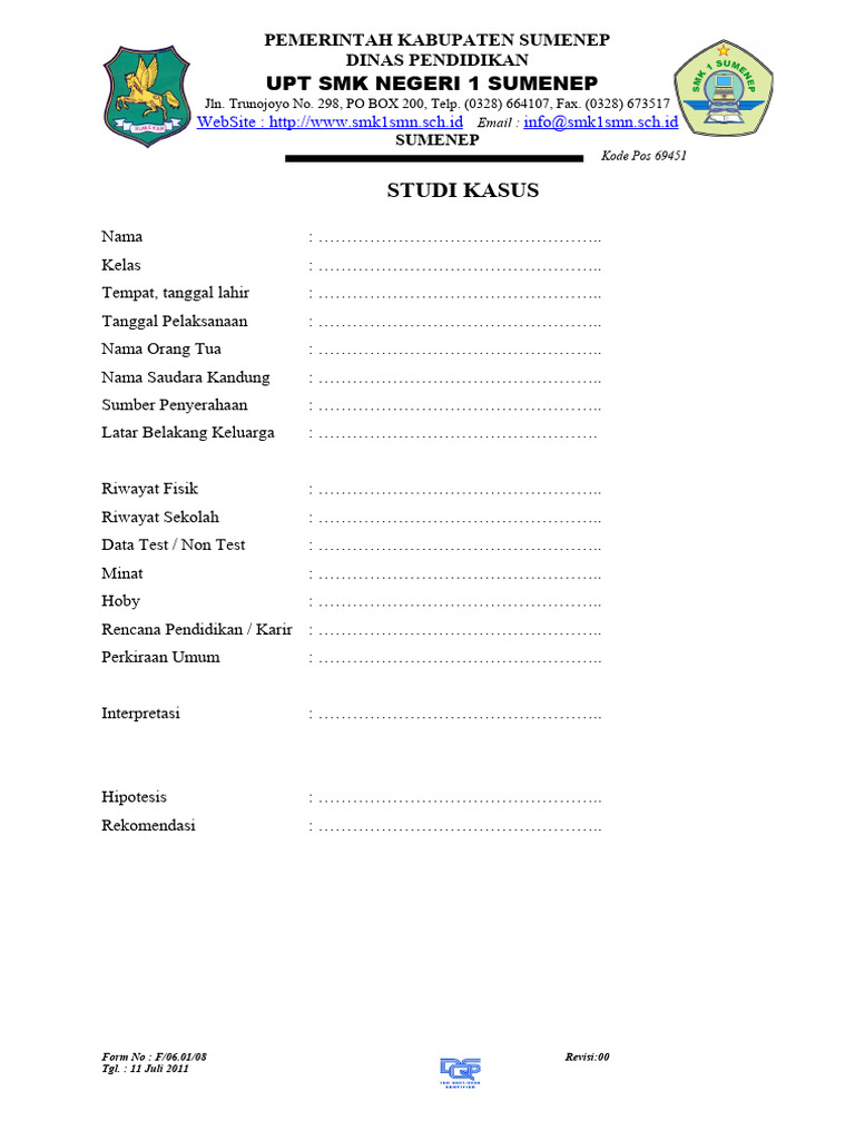 Formulir Bp Bk | PDF