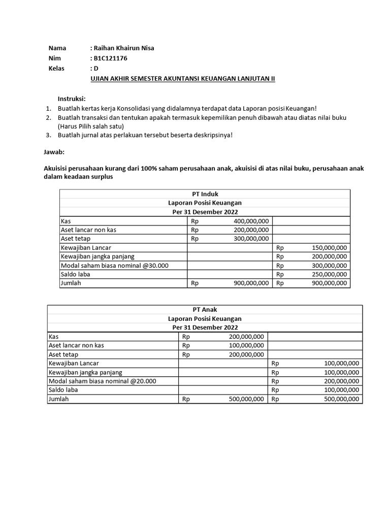 176 Raihan Khairun Nisa (UAS AKL II) | PDF