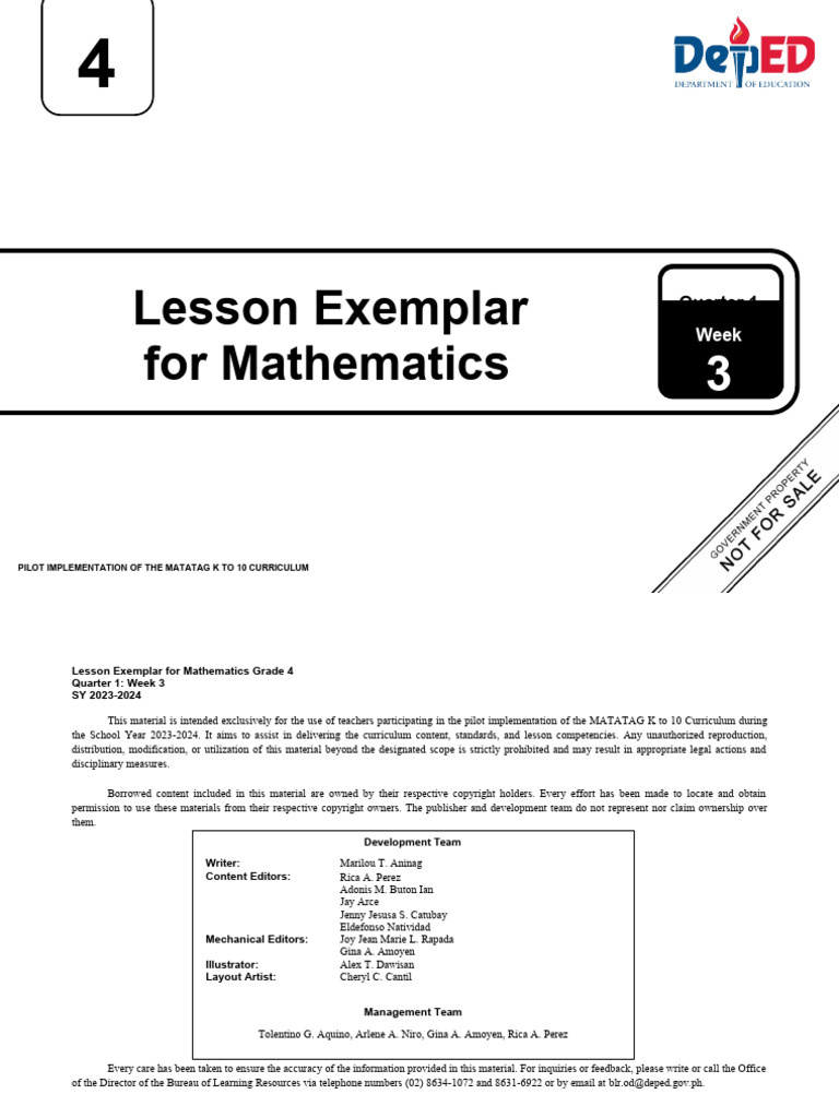 Grade 4 Math Lesson: Perimeter Concepts | PDF | Euclidean Geometry ...
