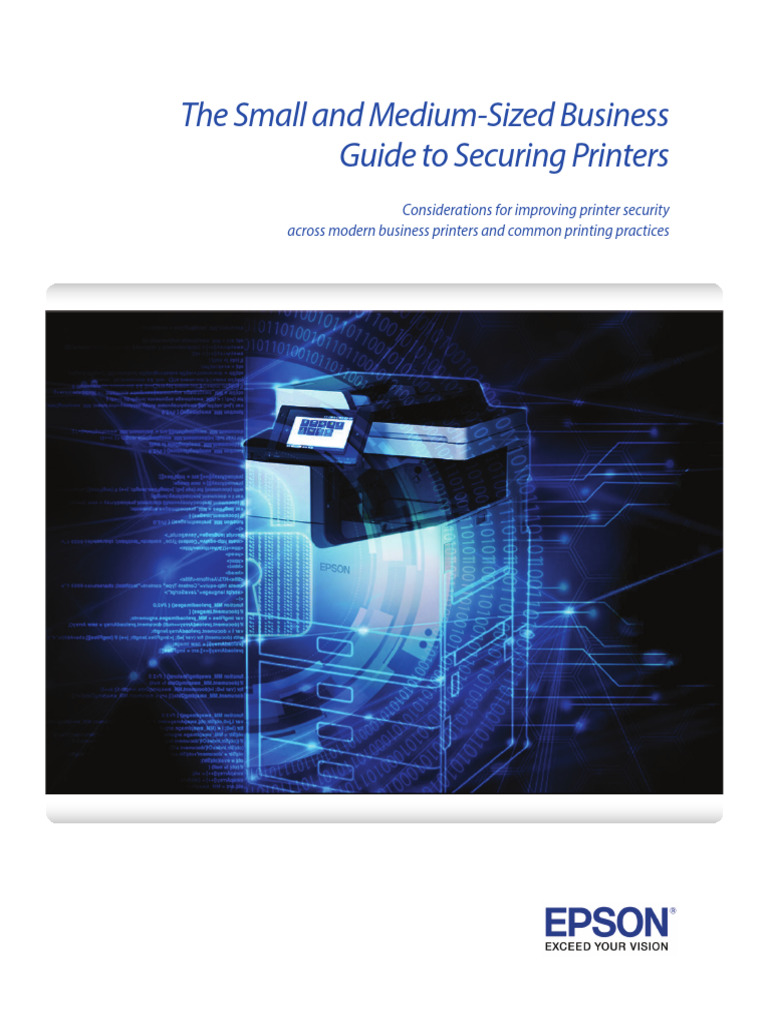 Epson-103018-Guide To Securing Printers Whitepaper | PDF | Security ...