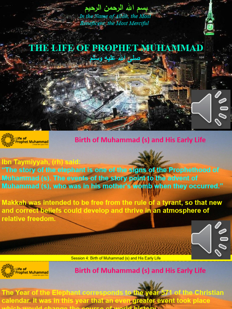 Seerah Session 4 | PDF | Muhammad | Prophets And Messengers In Islam