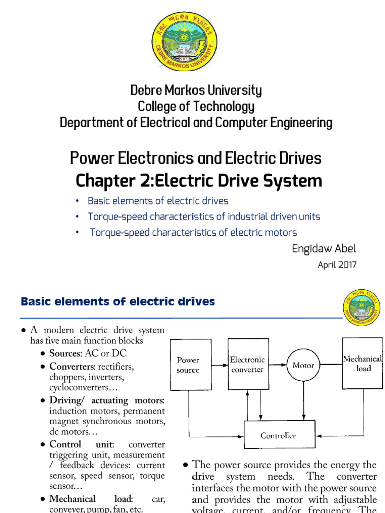 Chapter_2_Electric motor drive system | PDF | Engines | Torque