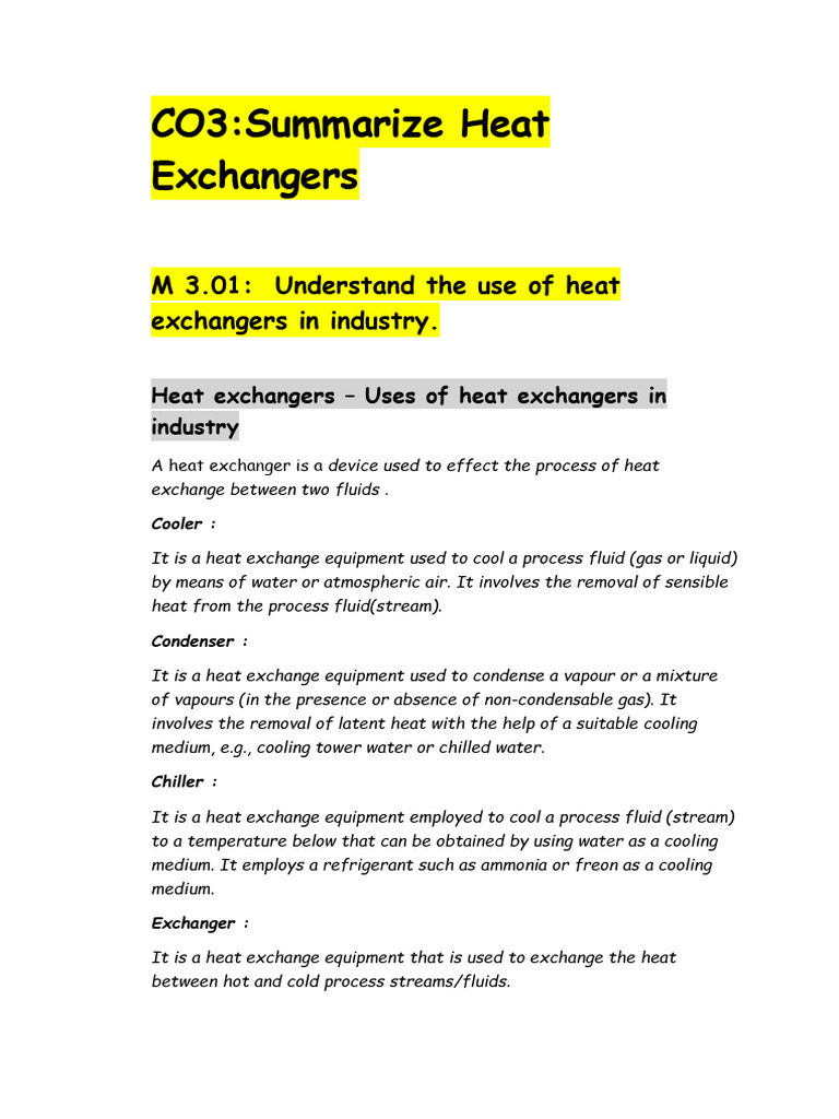 4071 PHT -Module-3 | PDF | Heat Exchanger | Pipe (Fluid Conveyance)