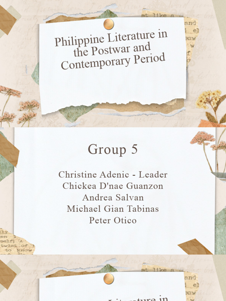 G5 Postwar and Contemporary Scrapbook | PDF | Philippines