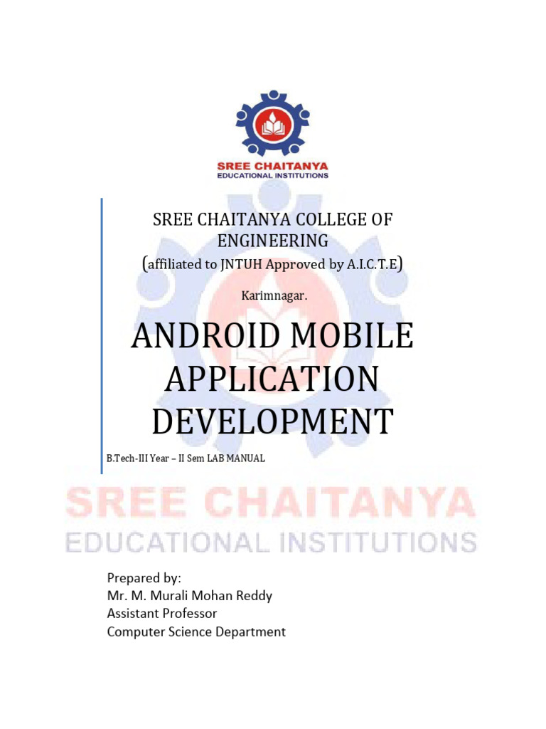 AMAD Manual 1 | PDF | Android (Operating System) | Mobile App