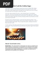 The Goose With The Golden Eggs | PDF | Fable