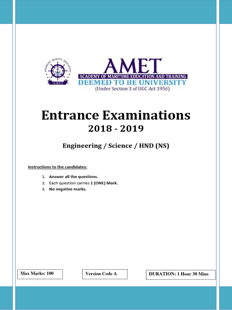 UG Model Question Paper | PDF | Waves | Chemical Reactions