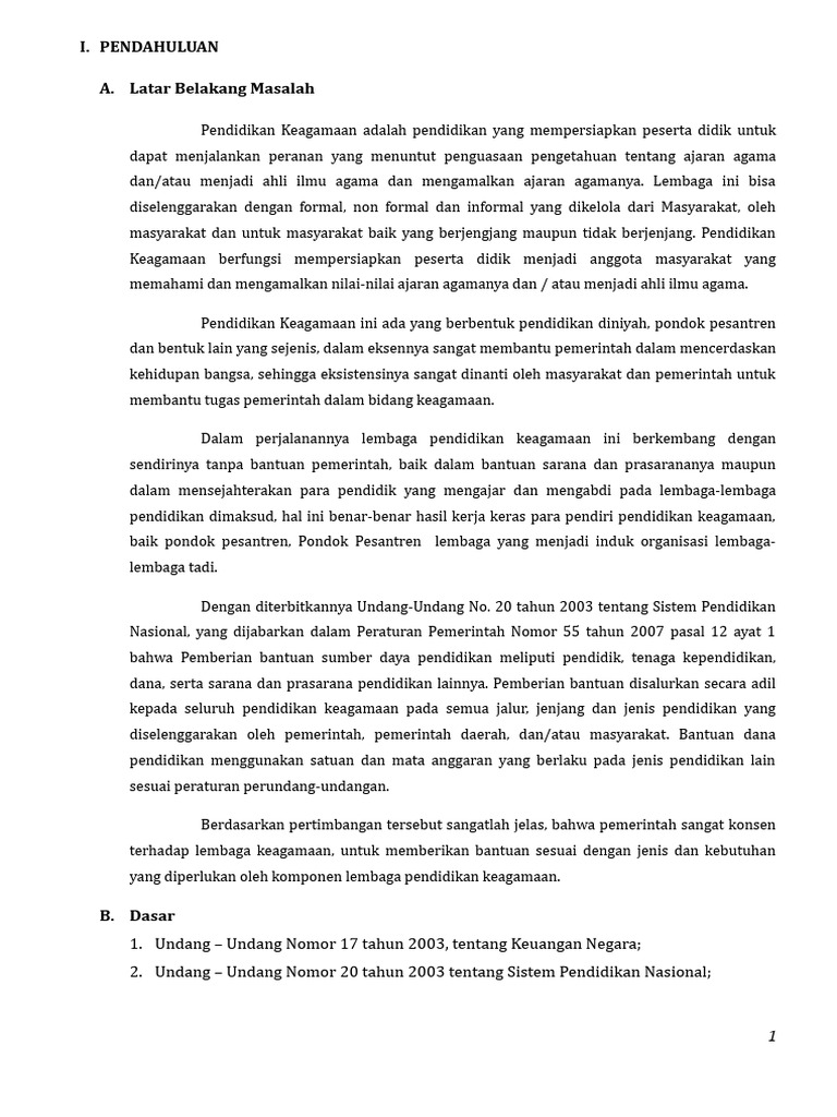 Isi Proposal Bop 2022 | PDF