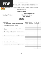 Grade 7 Math Exam Prep | PDF