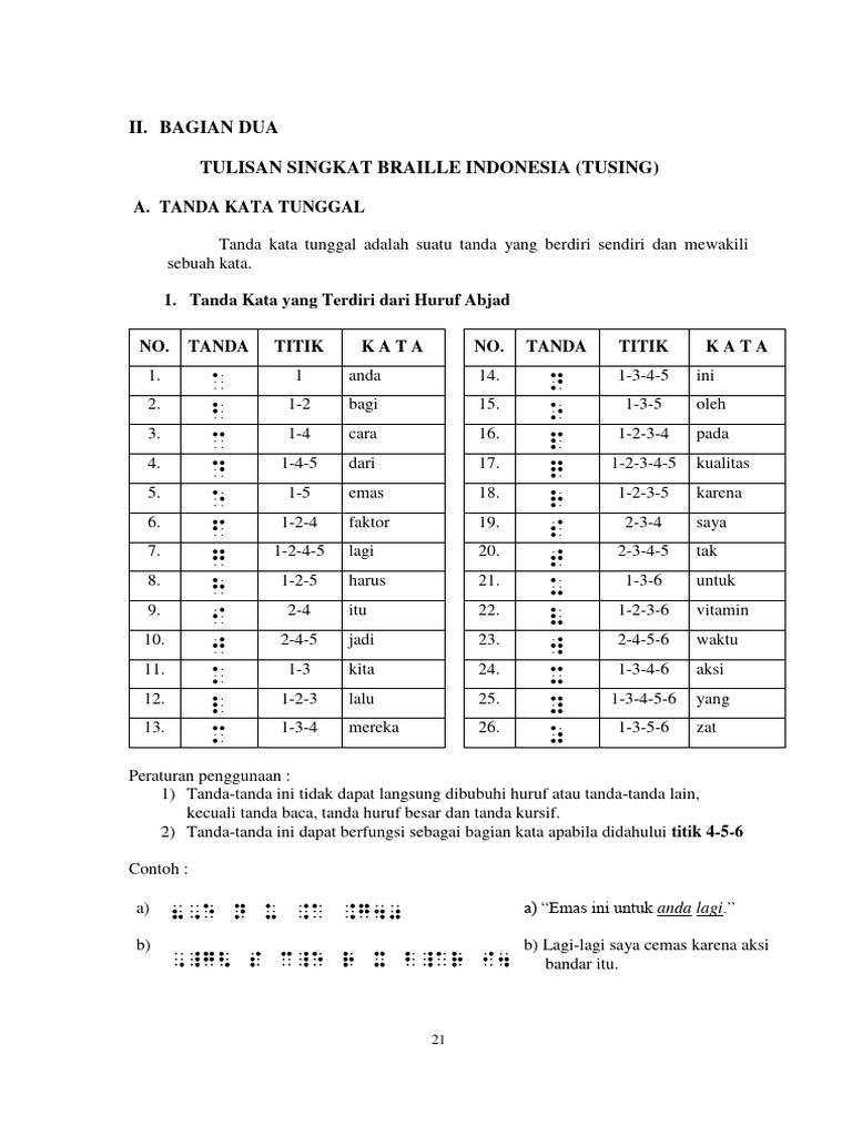 6 Tusing Braille | PDF