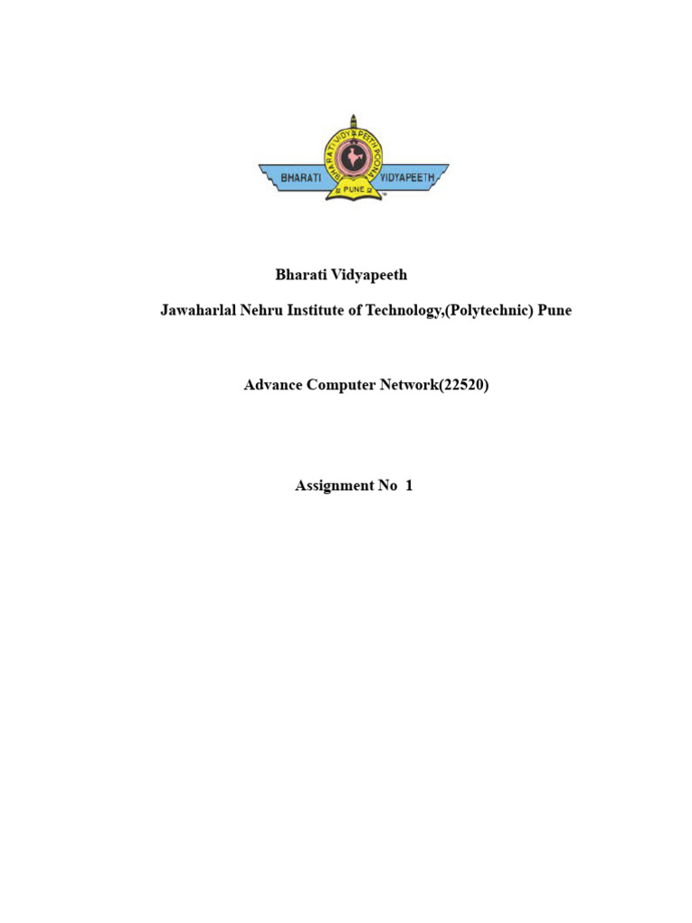 Acn Assignment Final | PDF | Internet Protocols | I Pv6