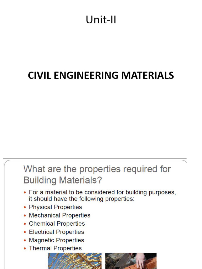 Civil Engg Materials Pdf Brick Soil
