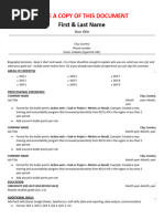 Wonsulting Resume Template Guide | PDF | Customer Relationship ...