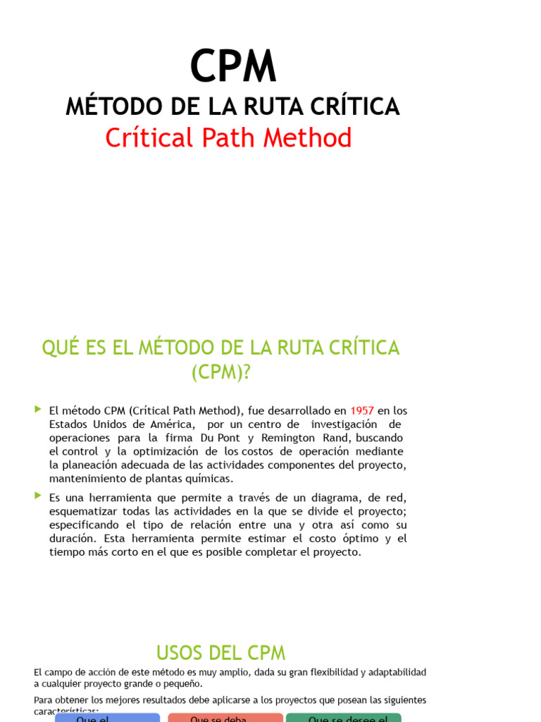 Proyectos Ruta Critica | PDF
