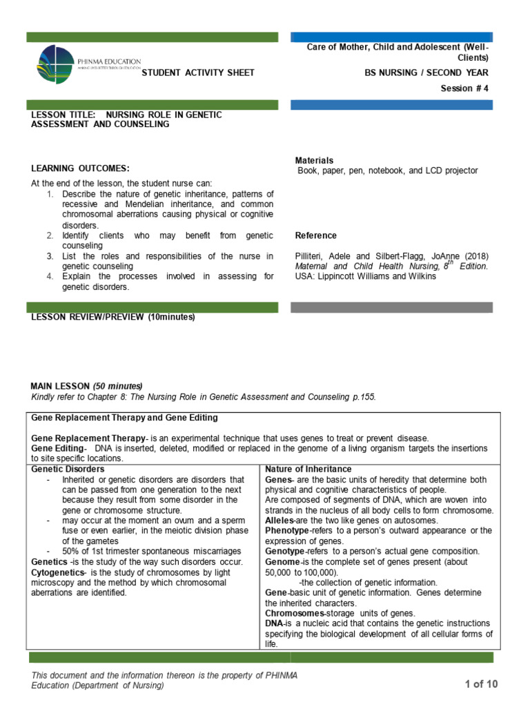 MCN1 Sas 4 | PDF | Dominance (Genetics) | Genetic Disorder