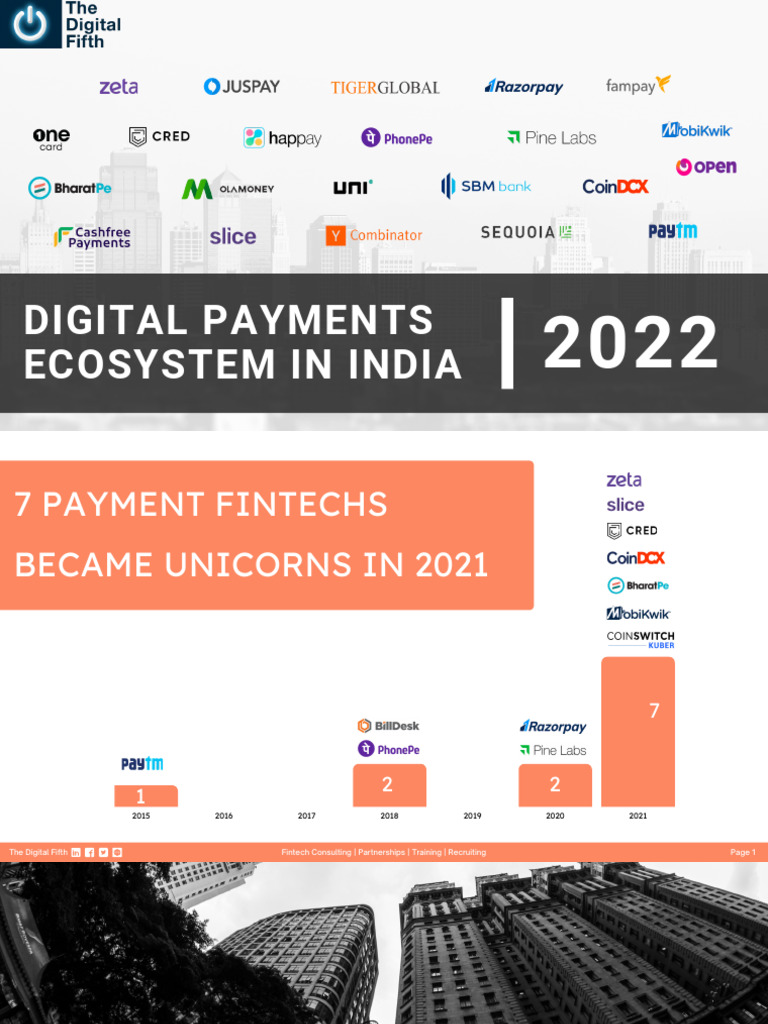 The Digital Fifth - Digital Payments Ecosystem in India 2022 | PDF | Economies | Services ...
