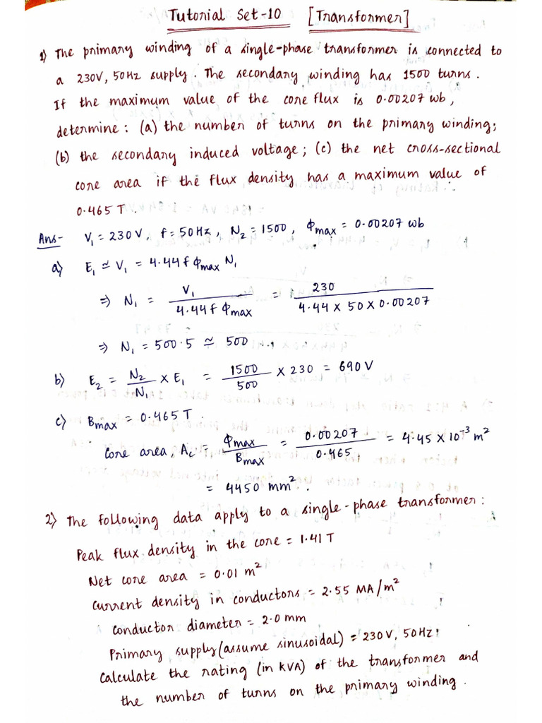 Tutorial Set-10 - Solution - Updated | PDF
