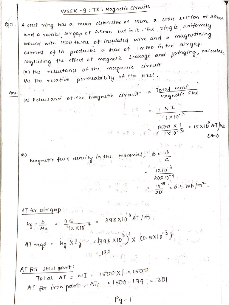 Tutorial Set-9 - Solution | PDF