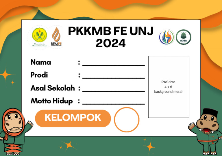 Format Name Tag PKKMB FE 2024 | PDF