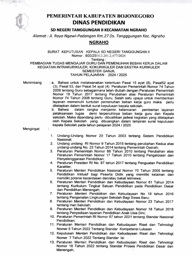 SKPBM SDN Tanggungan Ii SM 1 2025 | PDF