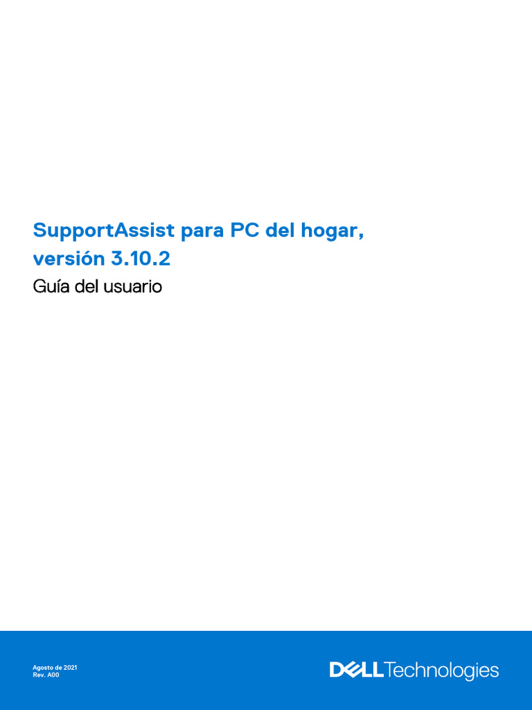 Support Assist Dell | PDF | Windows 10 | Dell