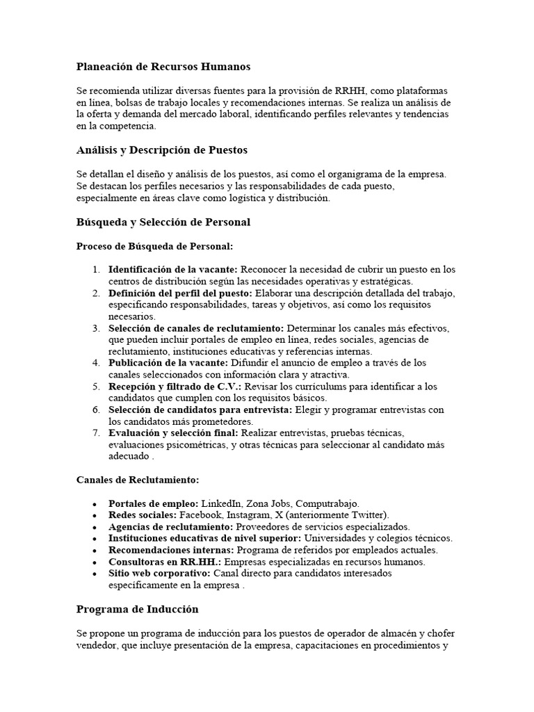 Abp RRHH y Derecho Laboral Resumen | PDF | Gestión de recursos humanos | Reclutamiento
