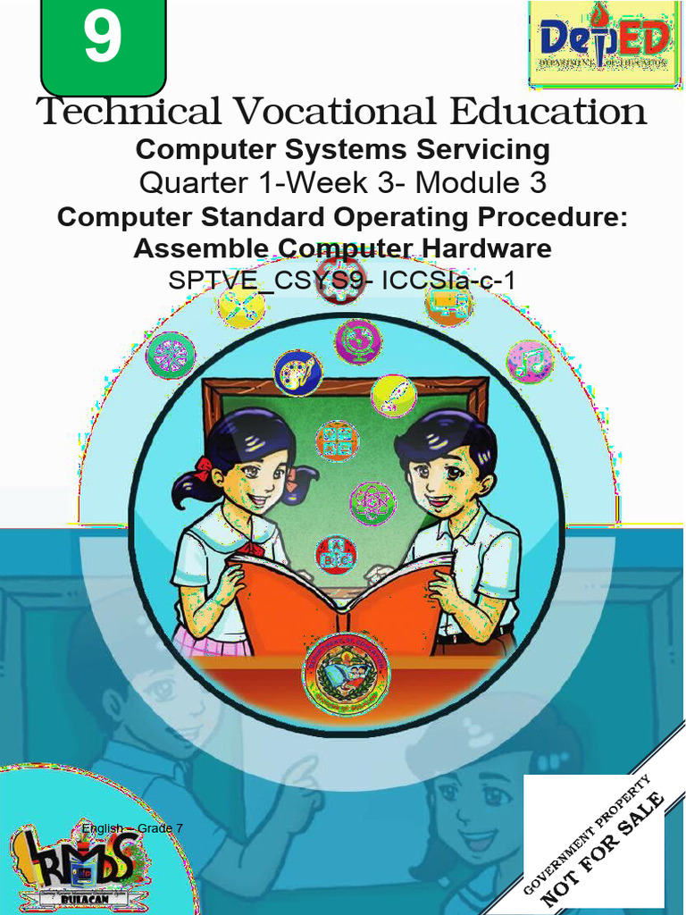 CSS 9 - Q1 W3 Mod3 - Assemble Computer Hardware - v1 | PDF | Bios | Booting