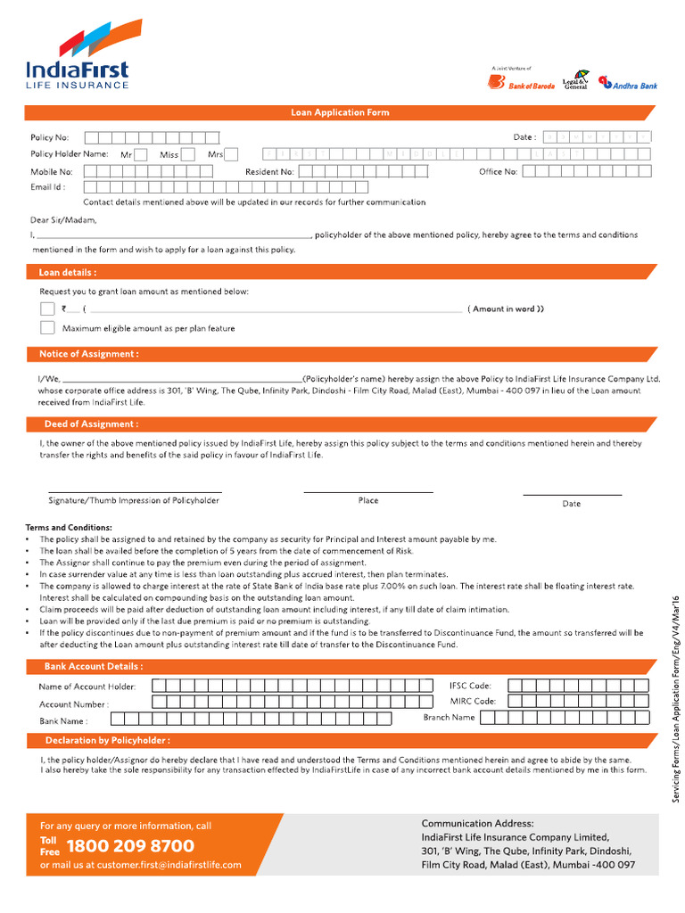 Loan Application Form Final V4 | PDF