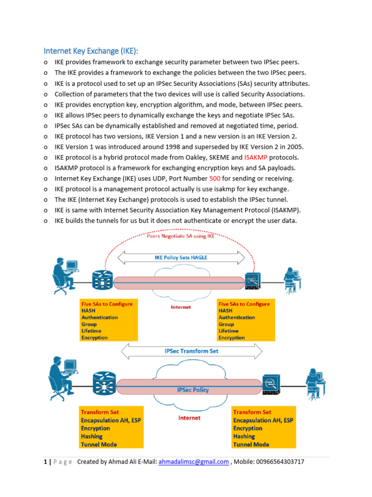92-Internet Key Exchange | PDF | Espionage Techniques | Network ...