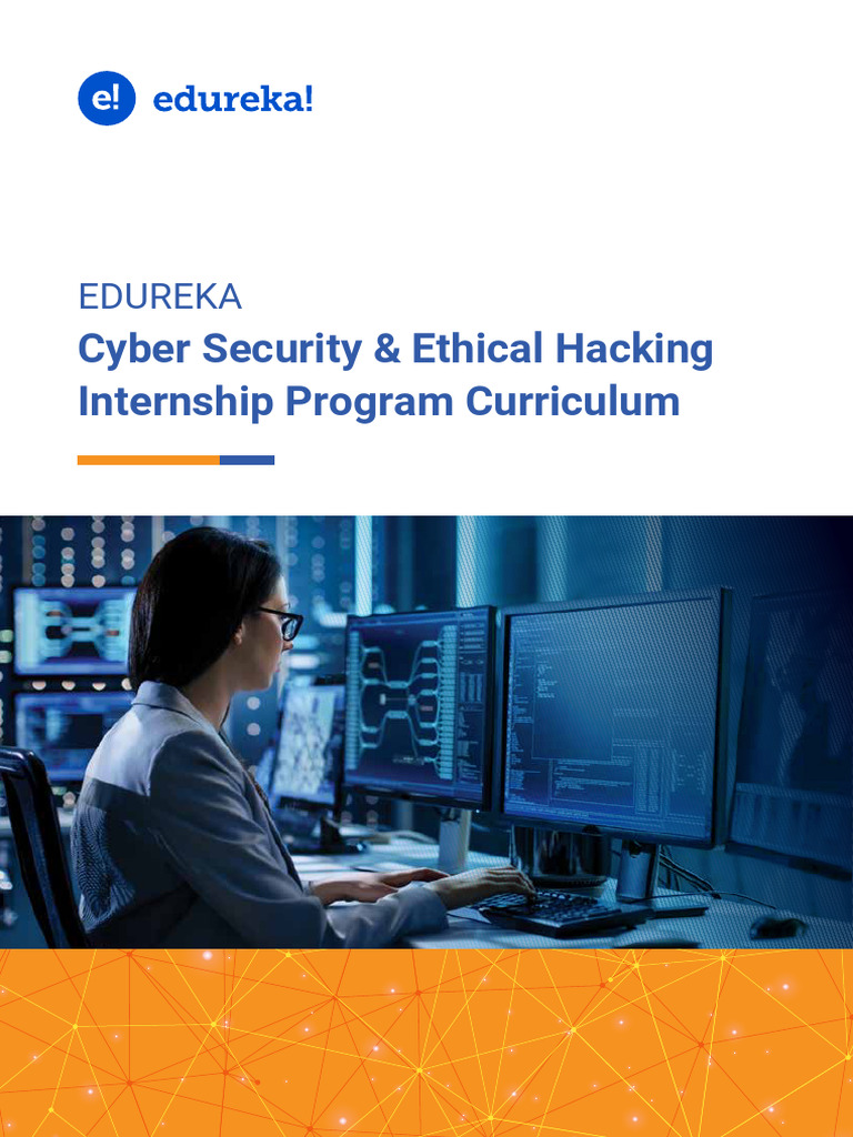 Cyber Security Ethical Hacking Internship Program Curriculum Pdf Computer Security Security