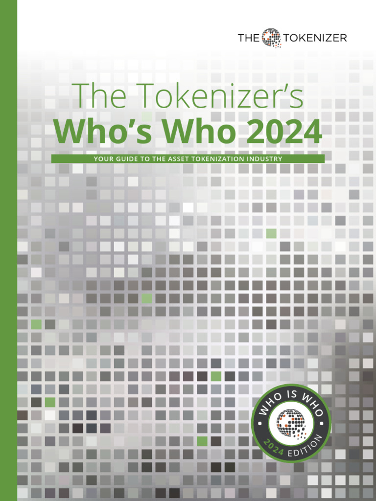 Who’s Who 2024 The Tokenizer | PDF | Cryptocurrency | Securities (Finance)