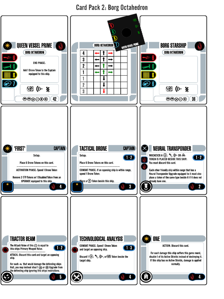 Card Pack 2 Borg Octahedron | PDF