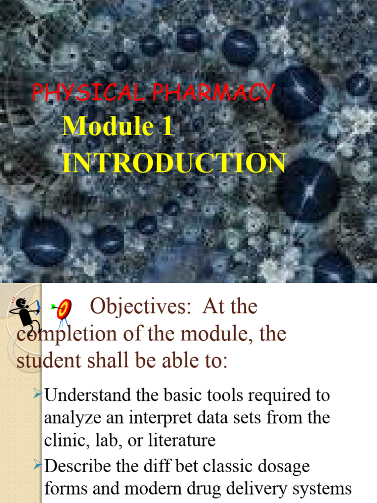 Mod-1_Phypharm-Introduction | PDF | Accuracy And Precision | Pharmacy