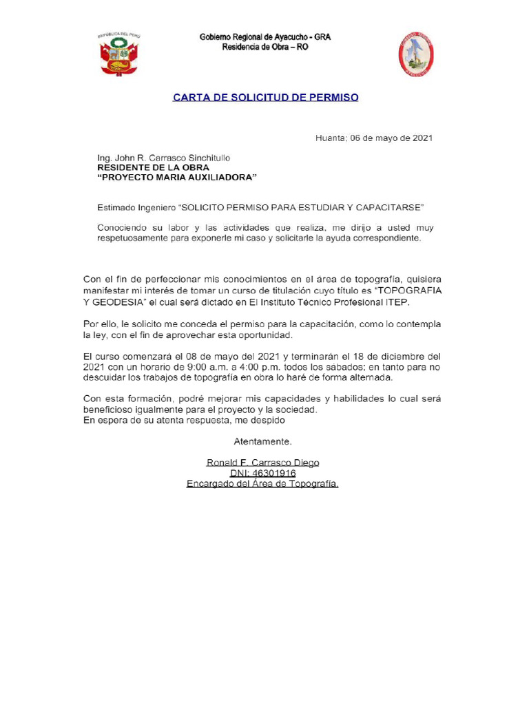 Modelos de Solicitudes | PDF